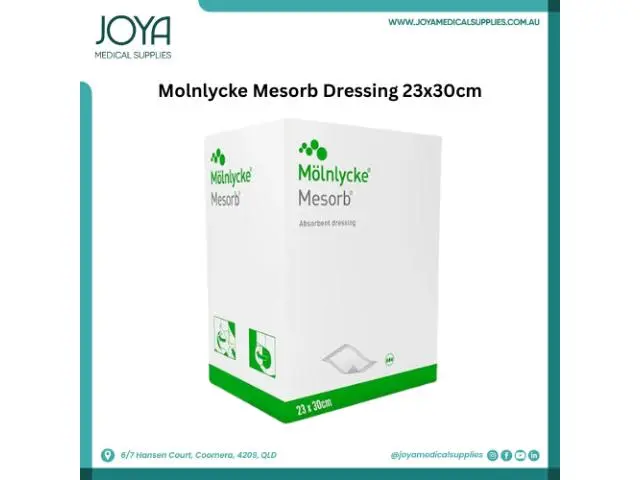Molnlycke Mesorb Dressing 23×30cm - Joya Medical Supplies in Gold Coast, Queensland